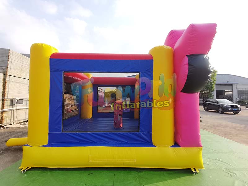 OEM/ODM Pink Mickey Mouse Castle Inflatable Bounce House