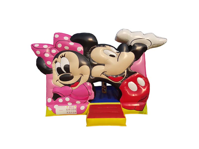 OEM/ODM Pink Mickey Mouse Castle Inflatable Bounce House